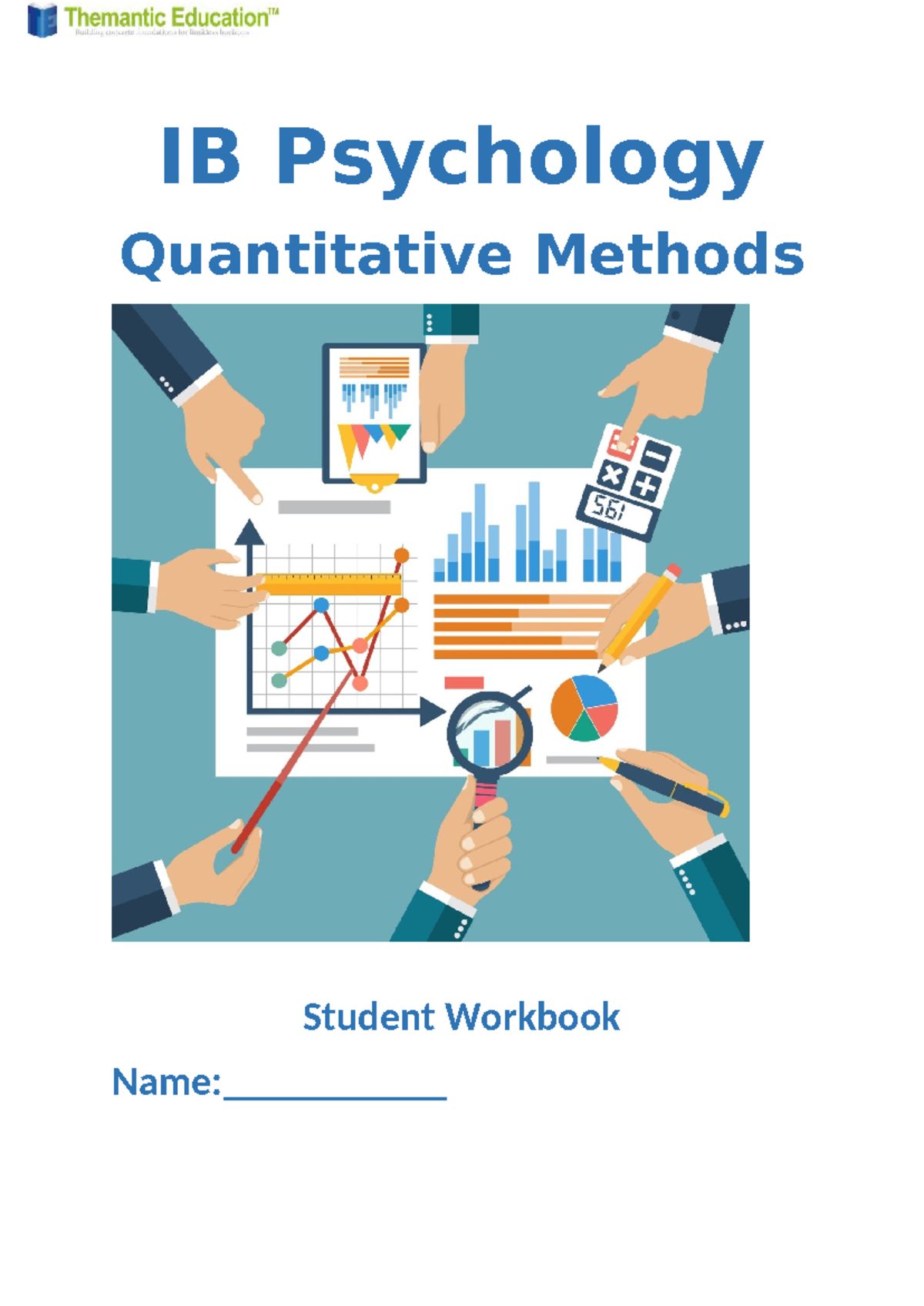 IB Psychology: Chapter 6 Quantitative Methods Student Workbook - Studocu