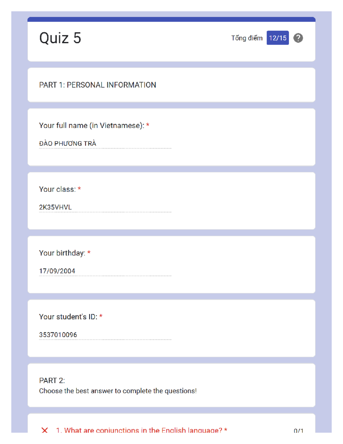 Quiz 5 - English Conjunctions & Sentence Structure (65ENG1B1) - Studocu