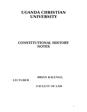 [Solved] What was the promulgation of the 1955 Uganda constitution ...