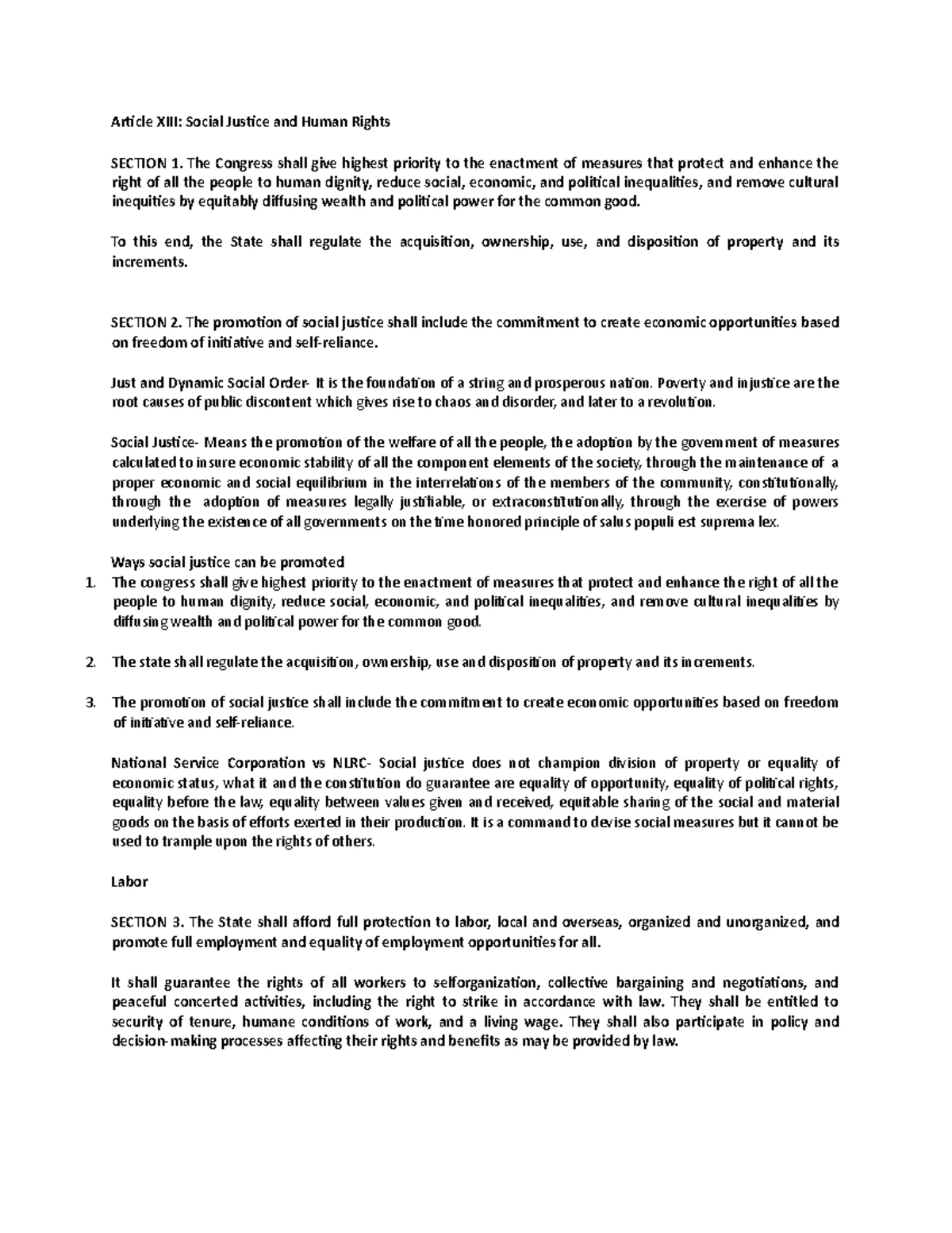Article VIII Section 8-16 - Laws on Obligations and Contracts - Studocu
