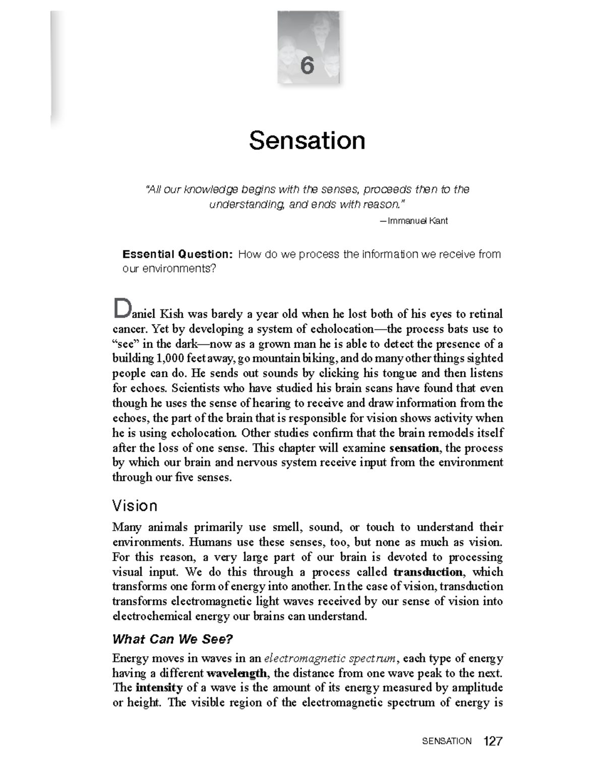 Sensation and Perception: Theories of Color, Sound, and Touch in AP ...