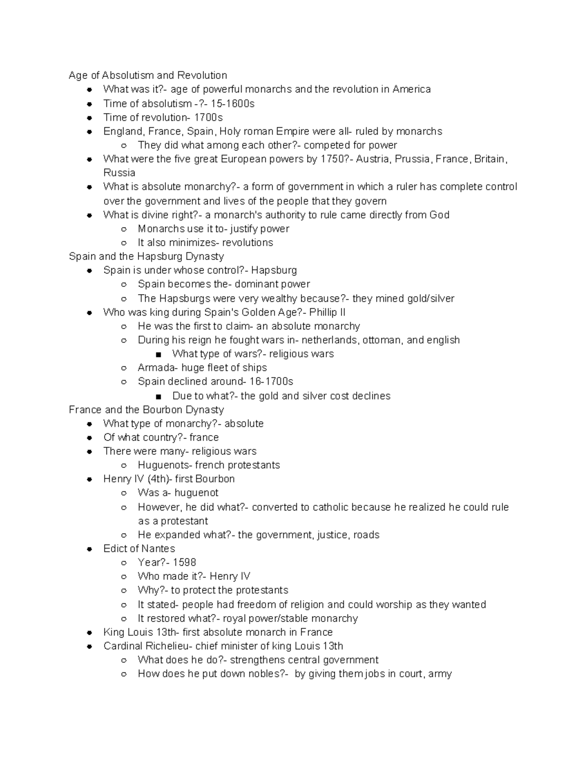 History 101: Understanding Absolutism, Enlightenment & Colonial Revolt ...
