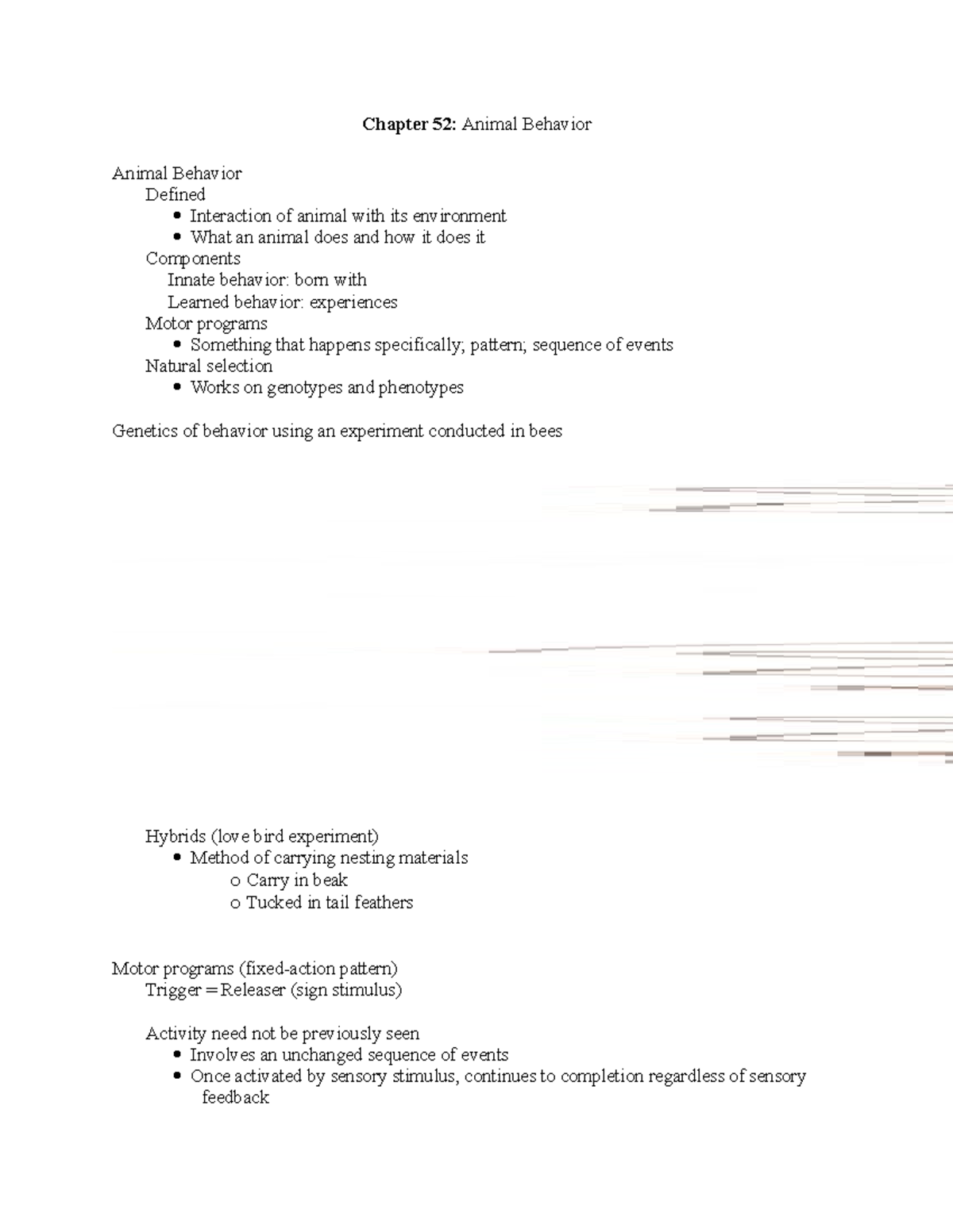 Chapters 52-55 Lecture Notes - Animal Behavior & Ecology (SM17) - Studocu