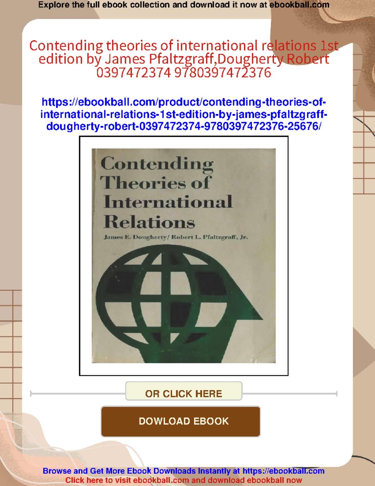 International Relations Theories: A Comprehensive Overview (IR 101 ...