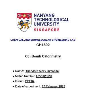 CH1802 C2-Organic Synthesis Lab Manual - CHEMICAL AND BIOMOLECULAR ...