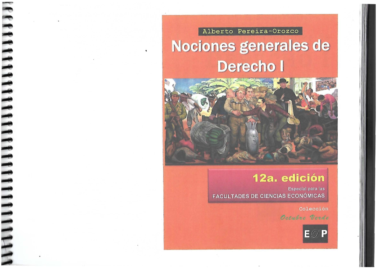 Libro de Nociones Generales de Derecho 1 - Alberto Pereira-Orozco Co ...