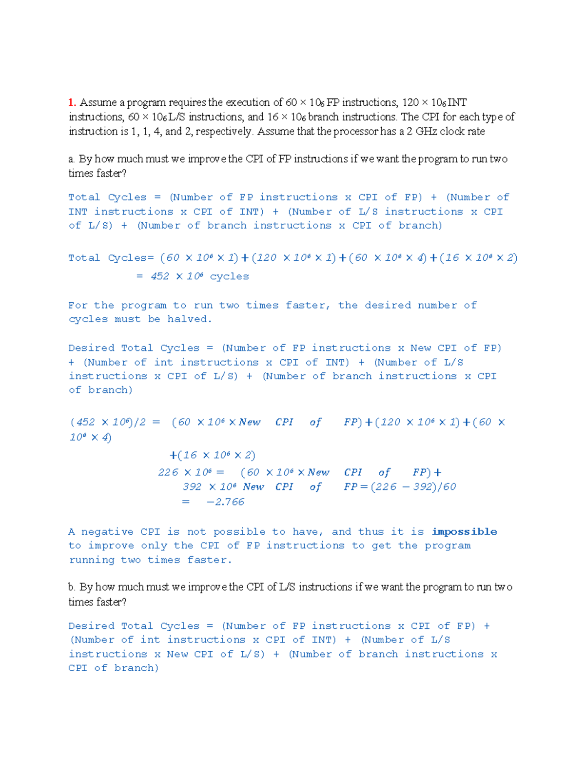 HW-1 Solutions: Performance Analysis and Optimization Techniques - Studocu