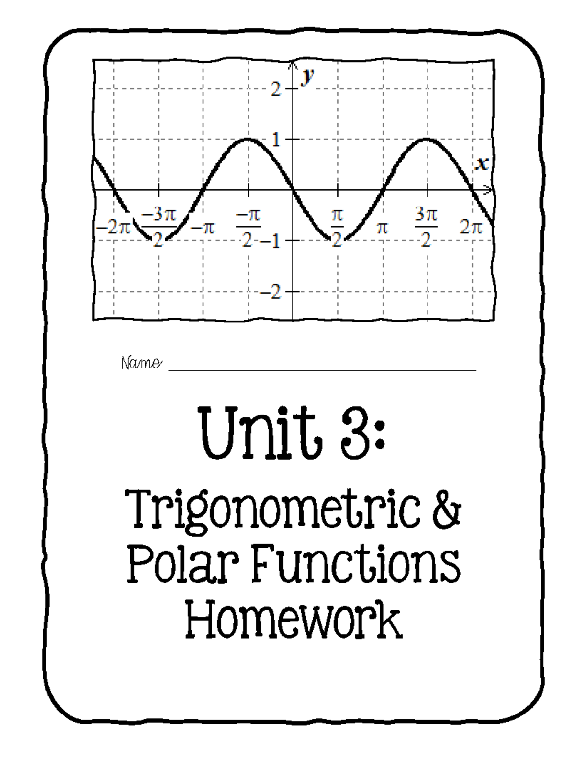 Unit 3 APPC Homework on Trigonometric & Polar Functions - Studocu