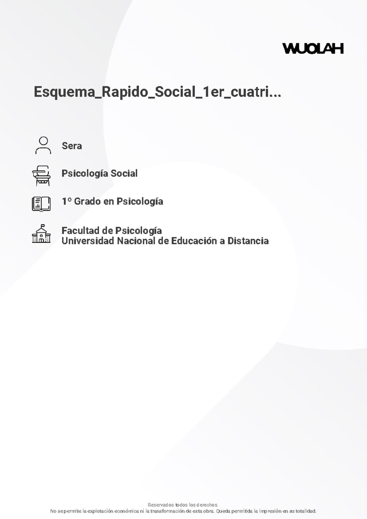 Esquema Social I - Esquema_Rapido_Social_1er_cuatri... Sera Psicología ...
