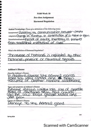163 4 - week 4 homework assignment - NUR 163 - Studocu