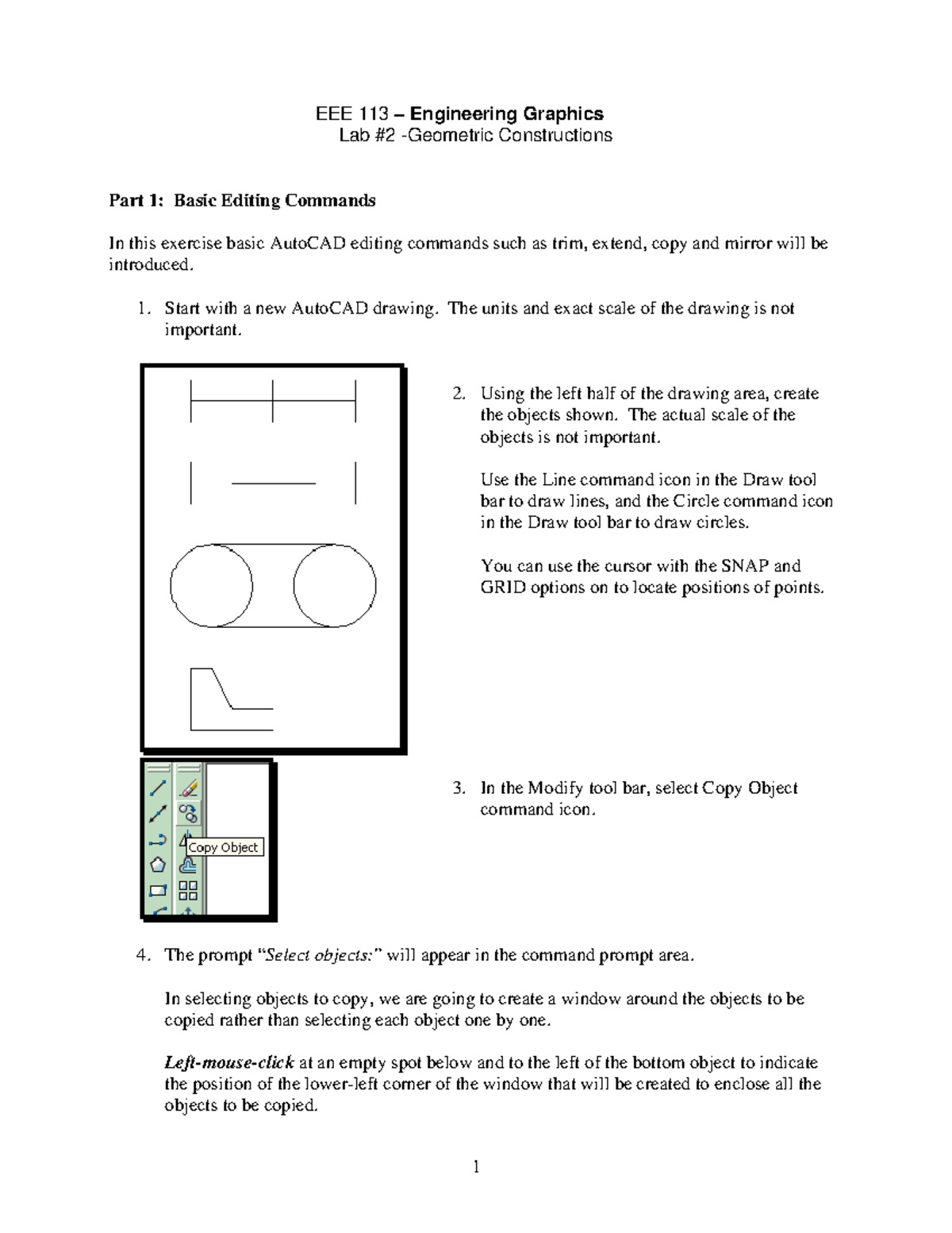 Lab #2 -Geometric Constructions - Engineering Drawing - CUI - Studocu
