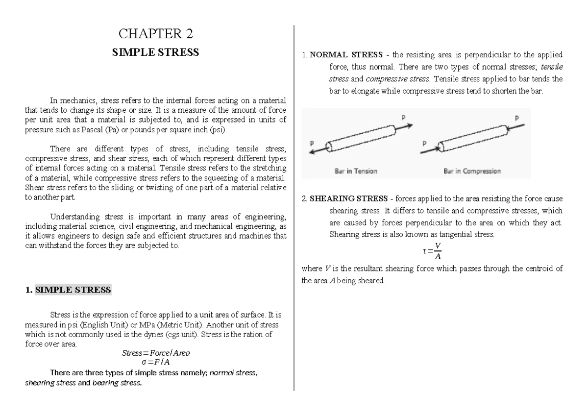 MDB-Module-7: Shear and Moment Diagrams for Civil Eng. 2nd Yr Notes ...