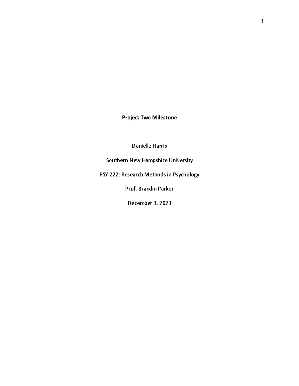 PSY222 Project Two Milestone: Study on Social Comparison in Kids - Studocu