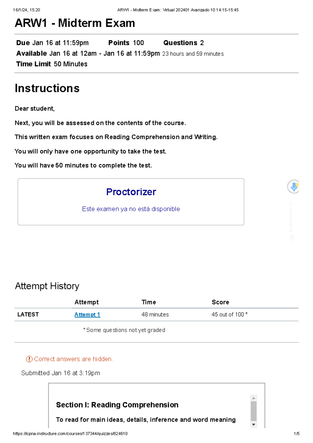 ARW1 - Midterm Exam Summary & Insights on Savant Abilities 202401 - Studocu