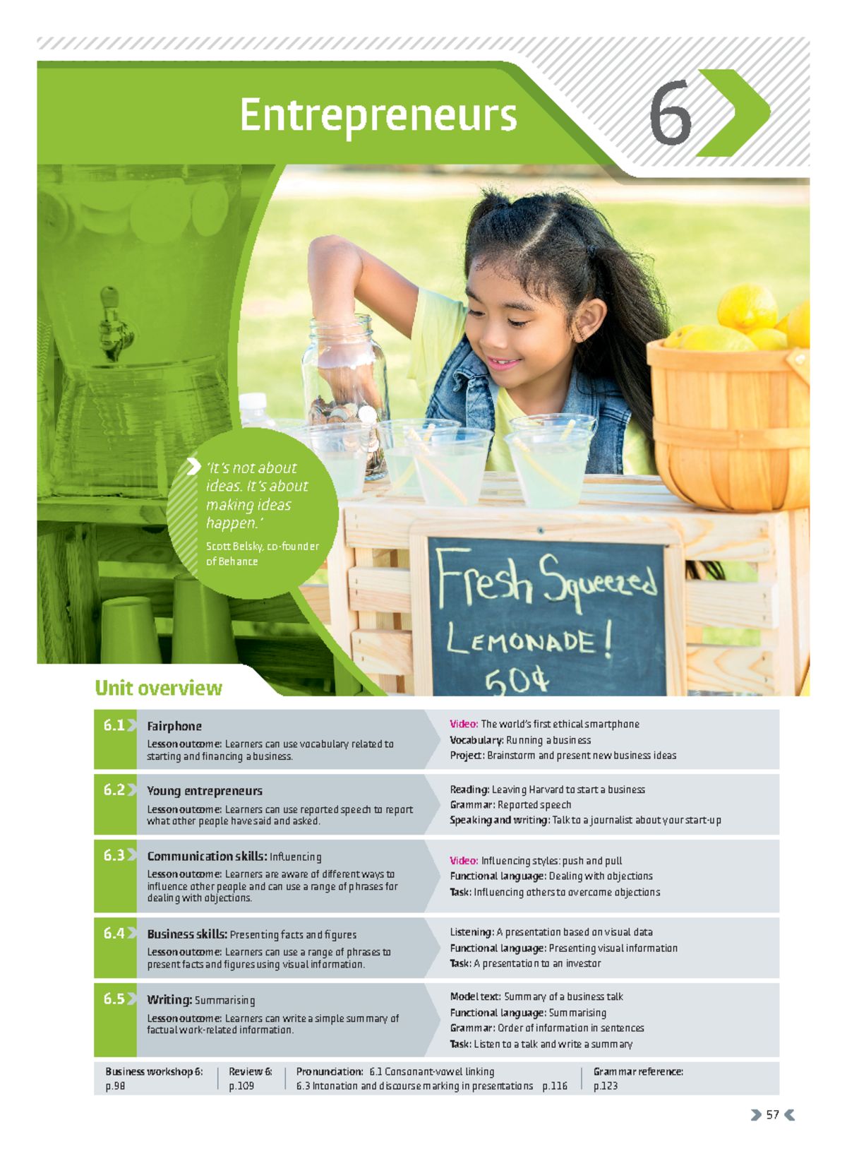 Business Partner B1+ Coursebook Unit 6: Entrepreneurs and Business ...