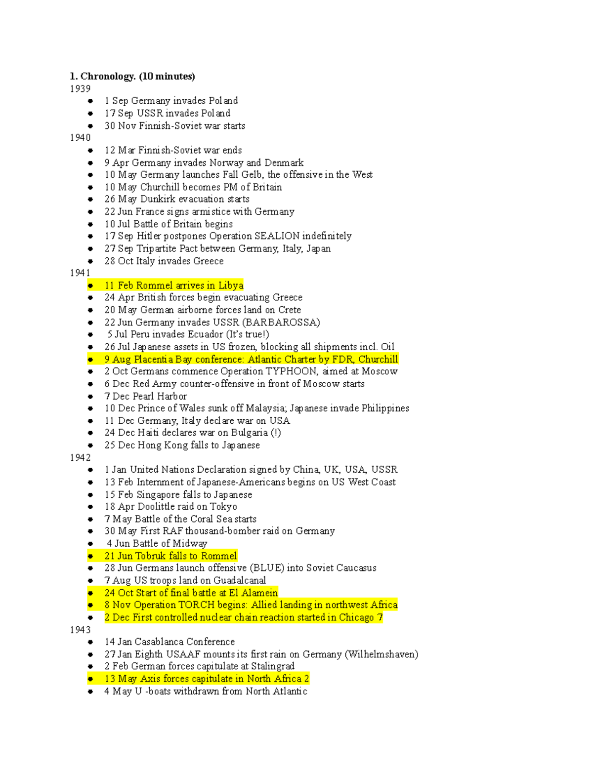 WW2 Final Exam Study Guide: Key Events and Figures - Studocu