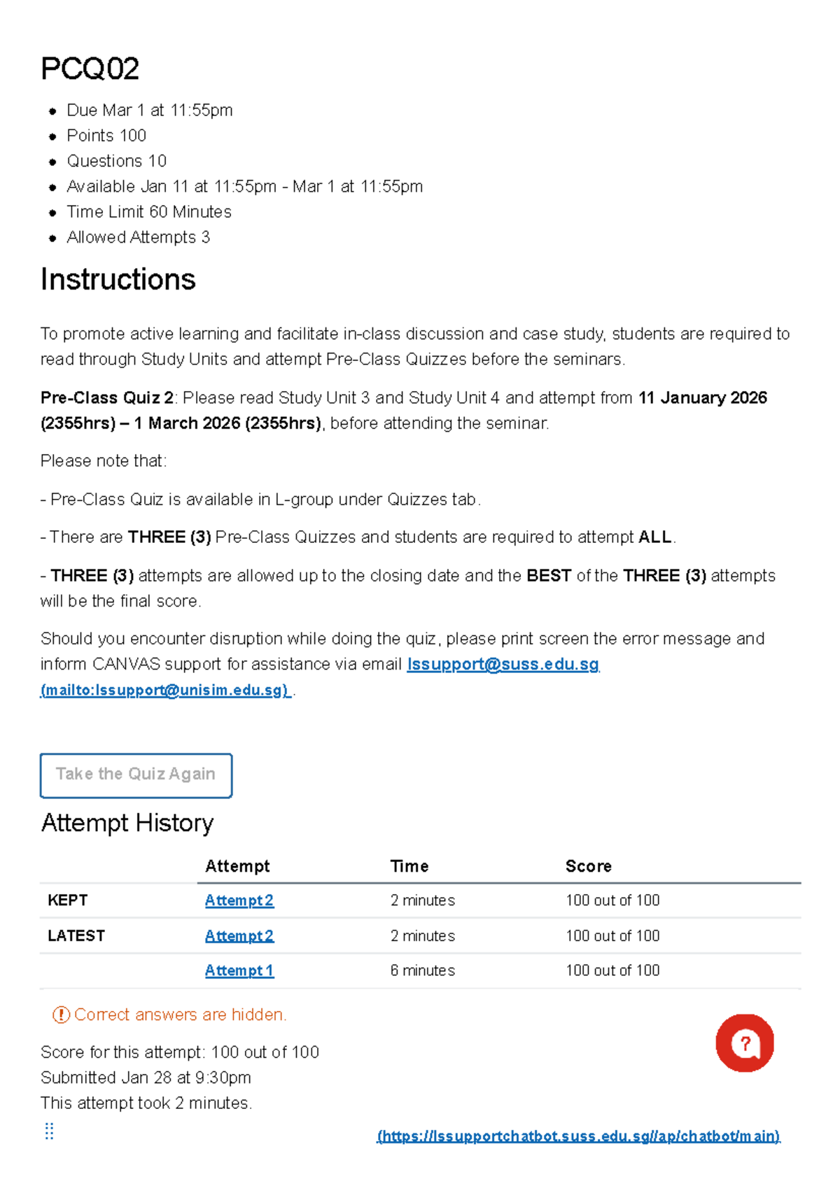 PCQ02 BPM203 Quiz 2: Construction Project Management Attempt 2 - Studocu