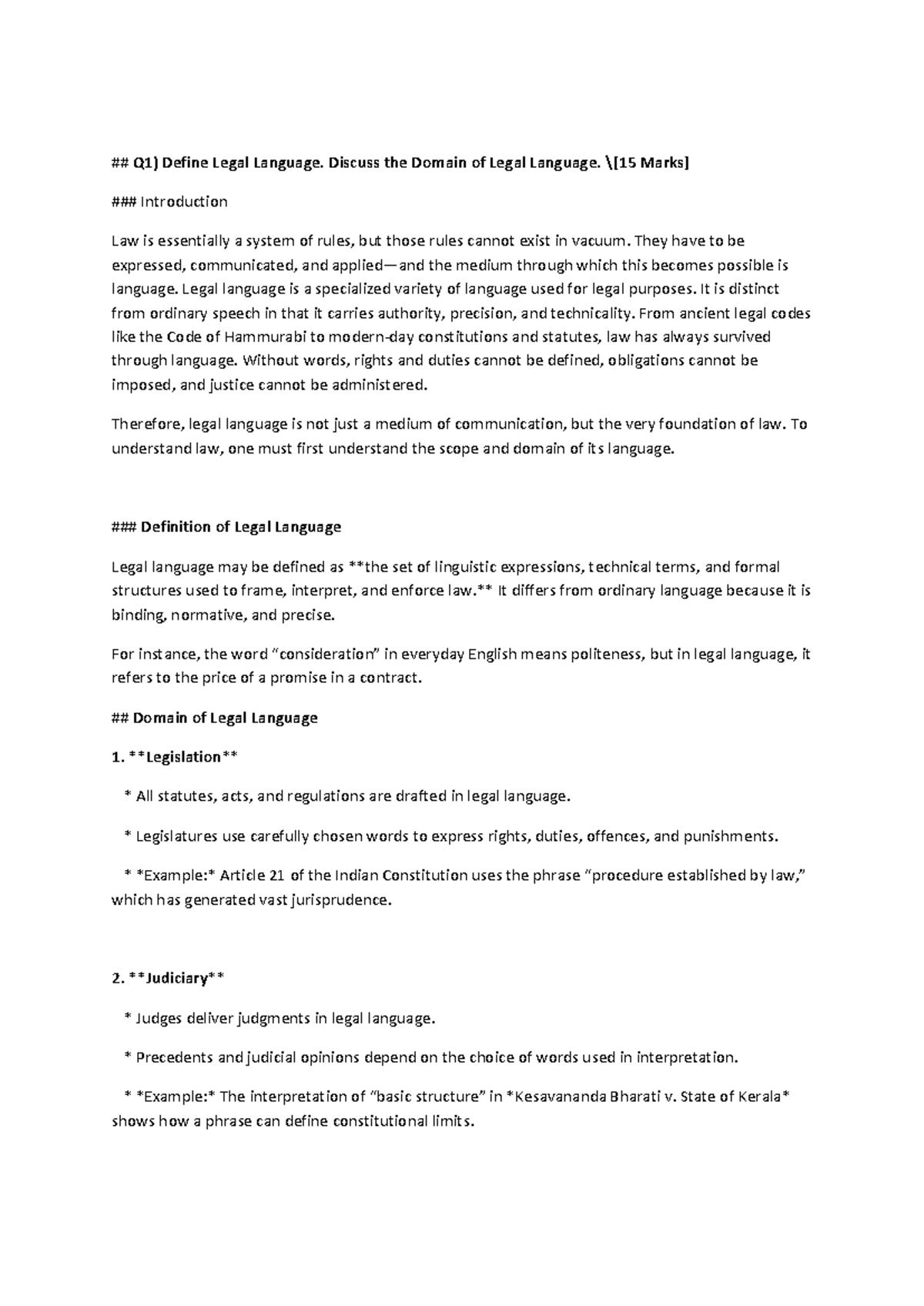 Legal Language vs. General English: Key Differences in Legal Context ...