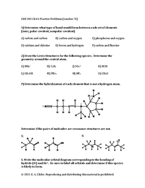 [Solved] CH2O Bonding domains nonbonding domains lone pairs Electron ...
