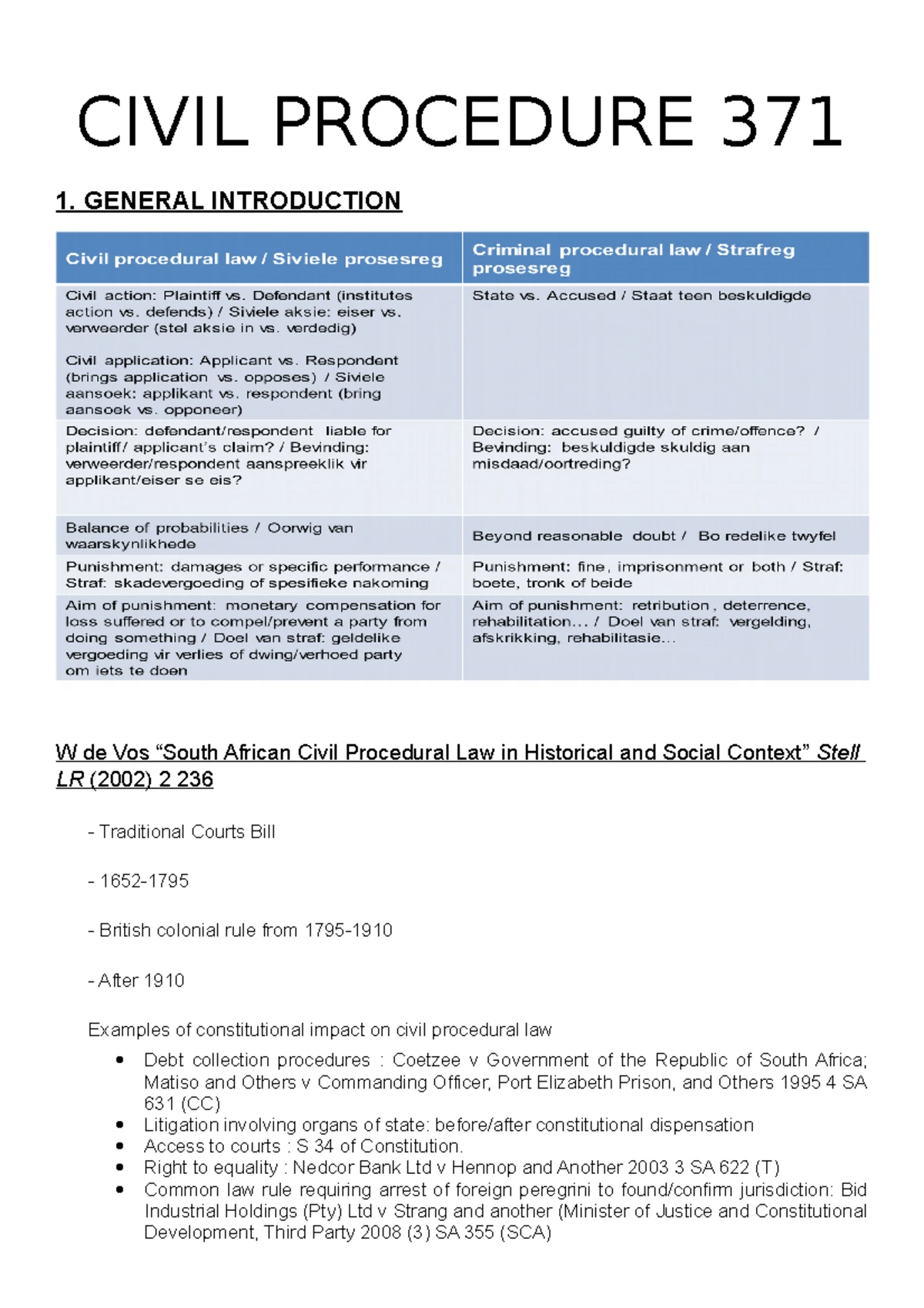 Understanding the Cause of Action: Key Elements and Jurisdictional Issues - Studocu