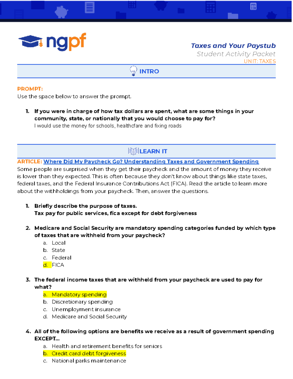 Understanding your paystub: Taxes and deductions explained - Studocu
