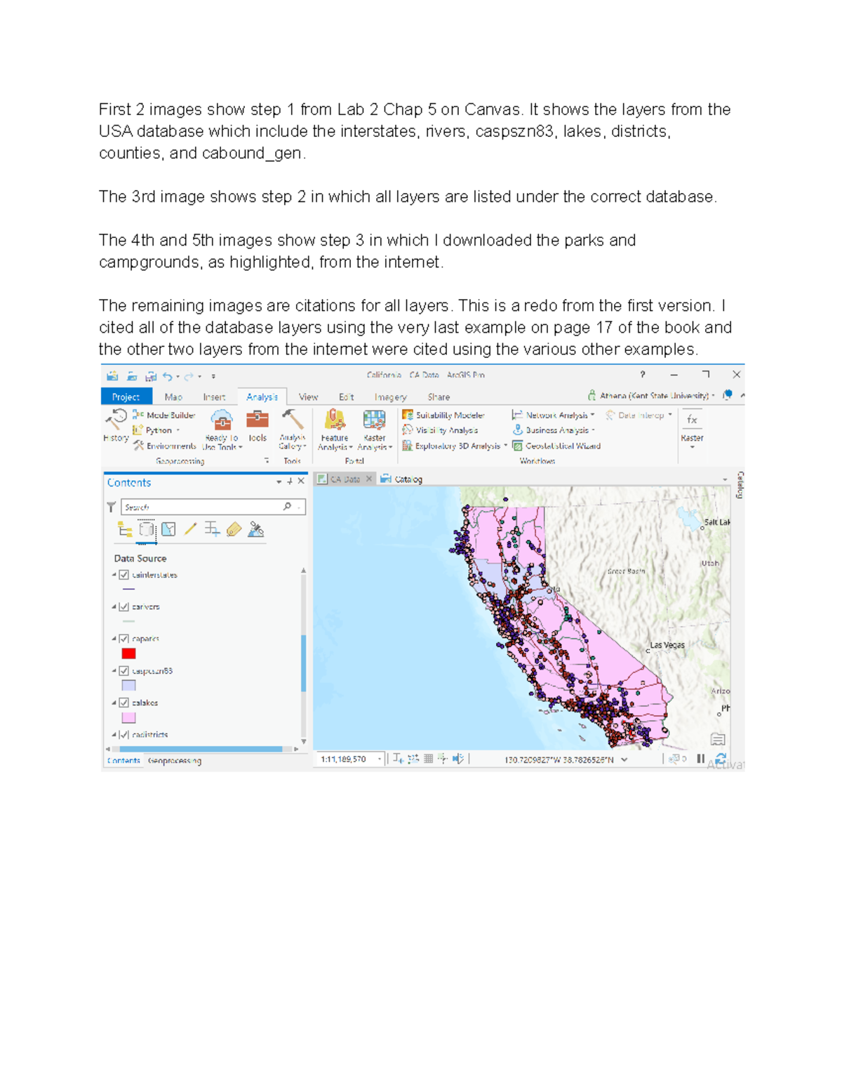 Chap5 - Dr. Widner's GIS chapter 5 assignment using the book Mastering ArcGIS Pro. Warning - Studocu