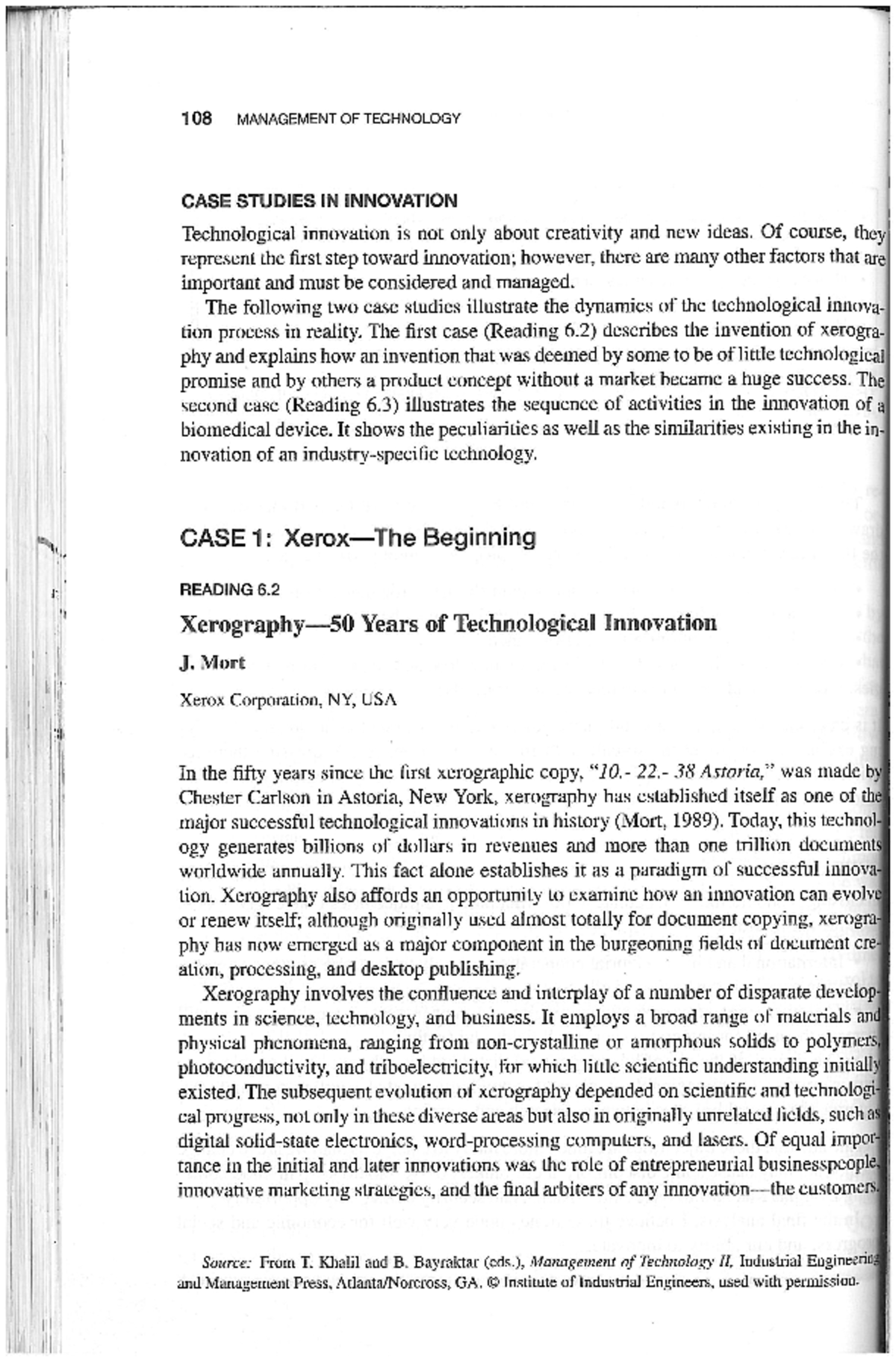 Xerox Case Study: The Process of Technological Innovation Analysis ...
