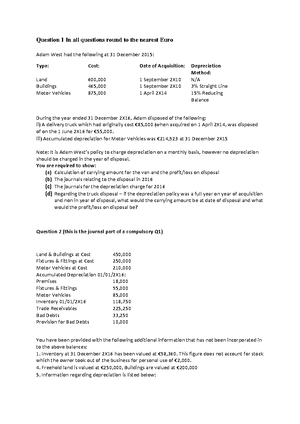 Format OF SOCI AND SOFP FOR A SOLE Trader - AC1100 Dr. Sandra Brosnan ...