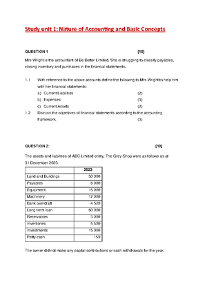 [Solved] QUESTION THREE 10 Using a flow chart illustrate the accounting ...
