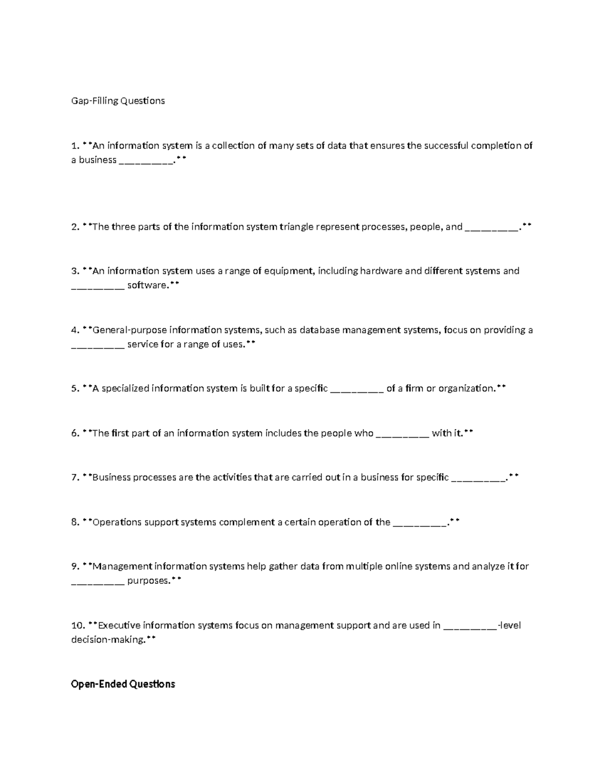Unit 7 Study Guide - Information Systems & IT Integration - Studocu