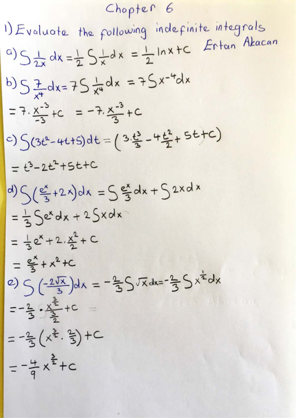 Math 104 - Tutorial 11: Evaluating indefinite integrals and functions ...