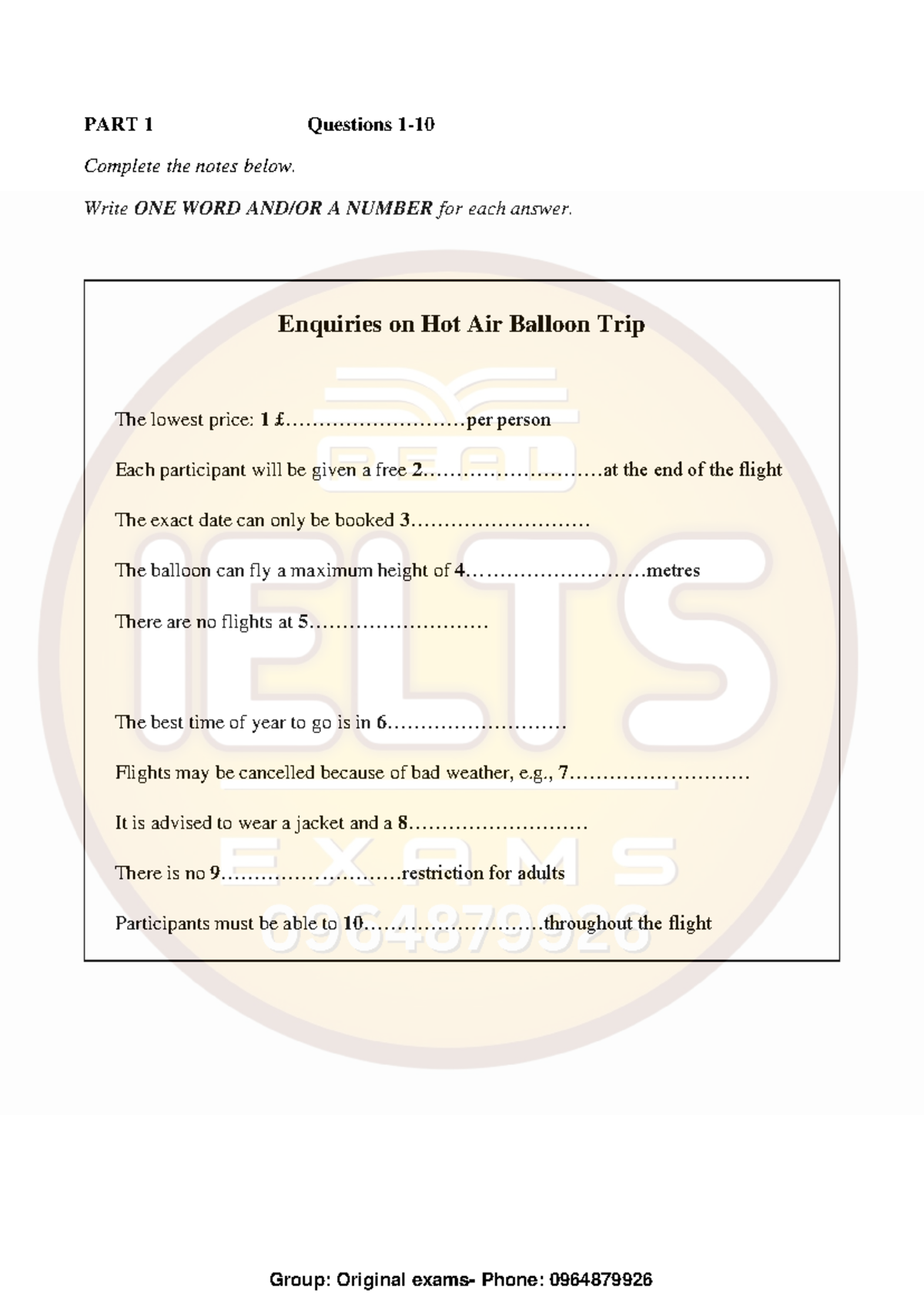 Test 9 Listening Comprehension Practice Questions Studocu