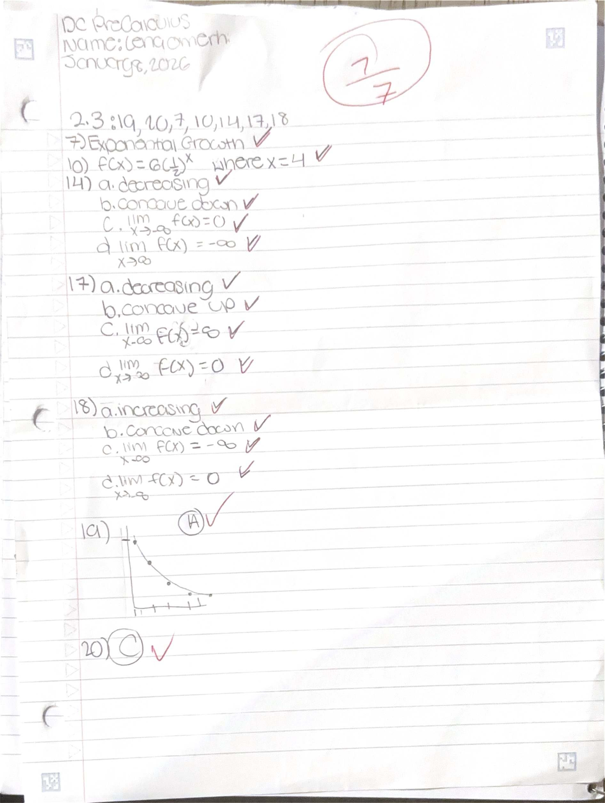 Flipped Math Questions: DC Precarious Concepts & Growth Analysis - Studocu