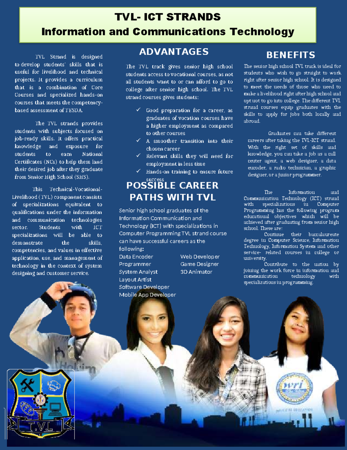 TVL ICT Strands: Skills Development for Career Success - Studocu