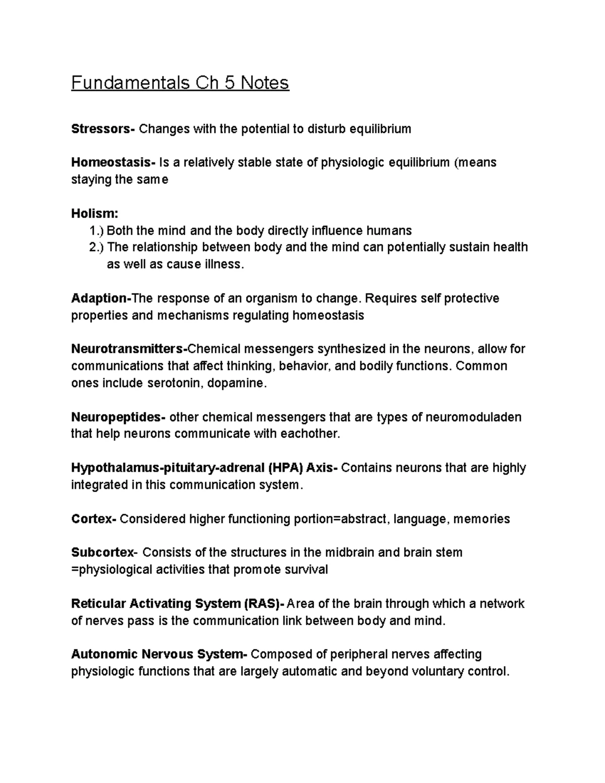 S2 Chapter 16 Textbook - Notes - Chapter 16: Concepts of Inflammation ...