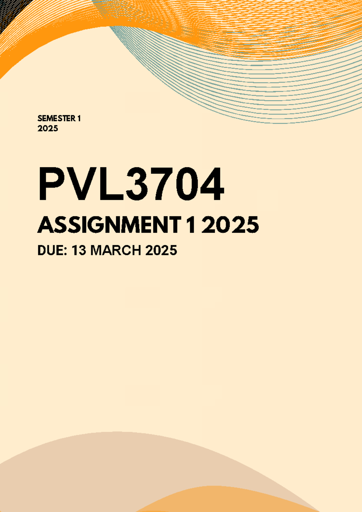 PVL3704 Assignment 1 2025 - Sine Causa Enrichment Memo - Studocu