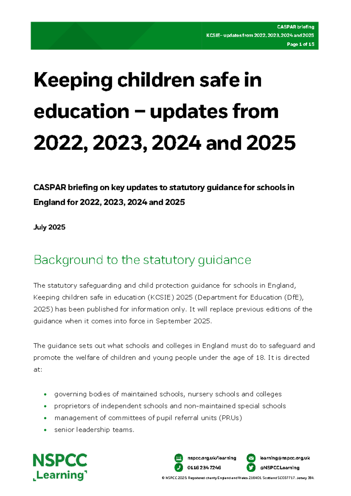 Kcsie updates from 2022 2023 2024 2025 - KCSIE– updates from 2022, 2023 ...