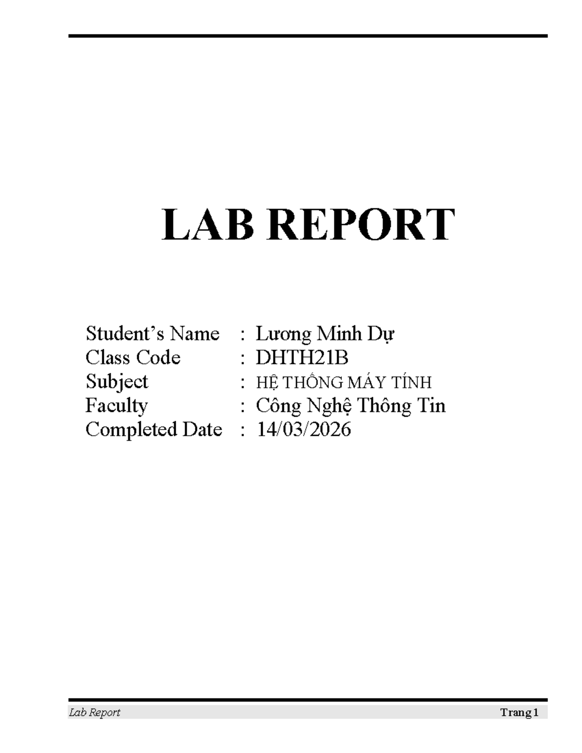LAB REPORT DHTH21B: Thao Tác Với File & Directory - Studocu