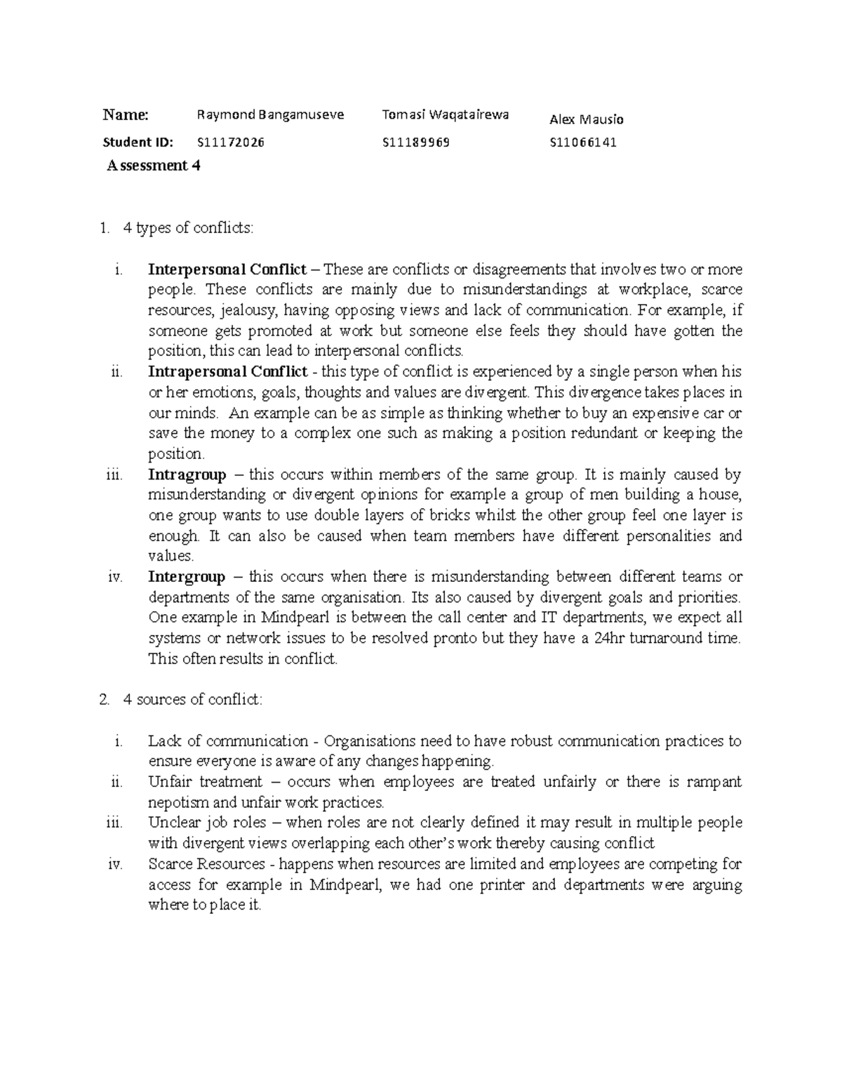 CEB 65 Assessment 4 - this is the second exam of ceb 65 - Name: Raymond ...
