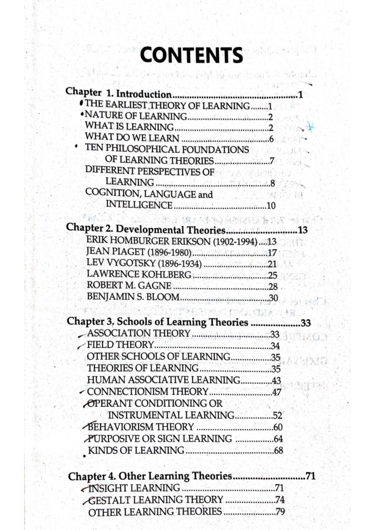 Psychology of Learning: Chapter 1 Overview and Theories - Studocu
