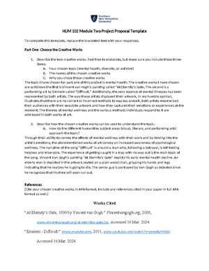 1-2 Short Answer Creating Meaning through Creative Works - If I had to ...