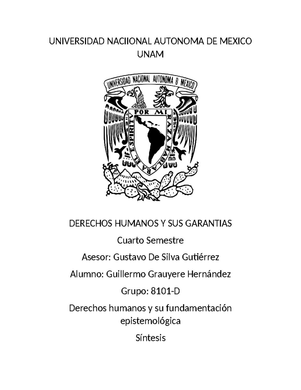 Grauyereg A2U2 DHG - Repaso sobre Derechos Humanos y su Epistemología ...