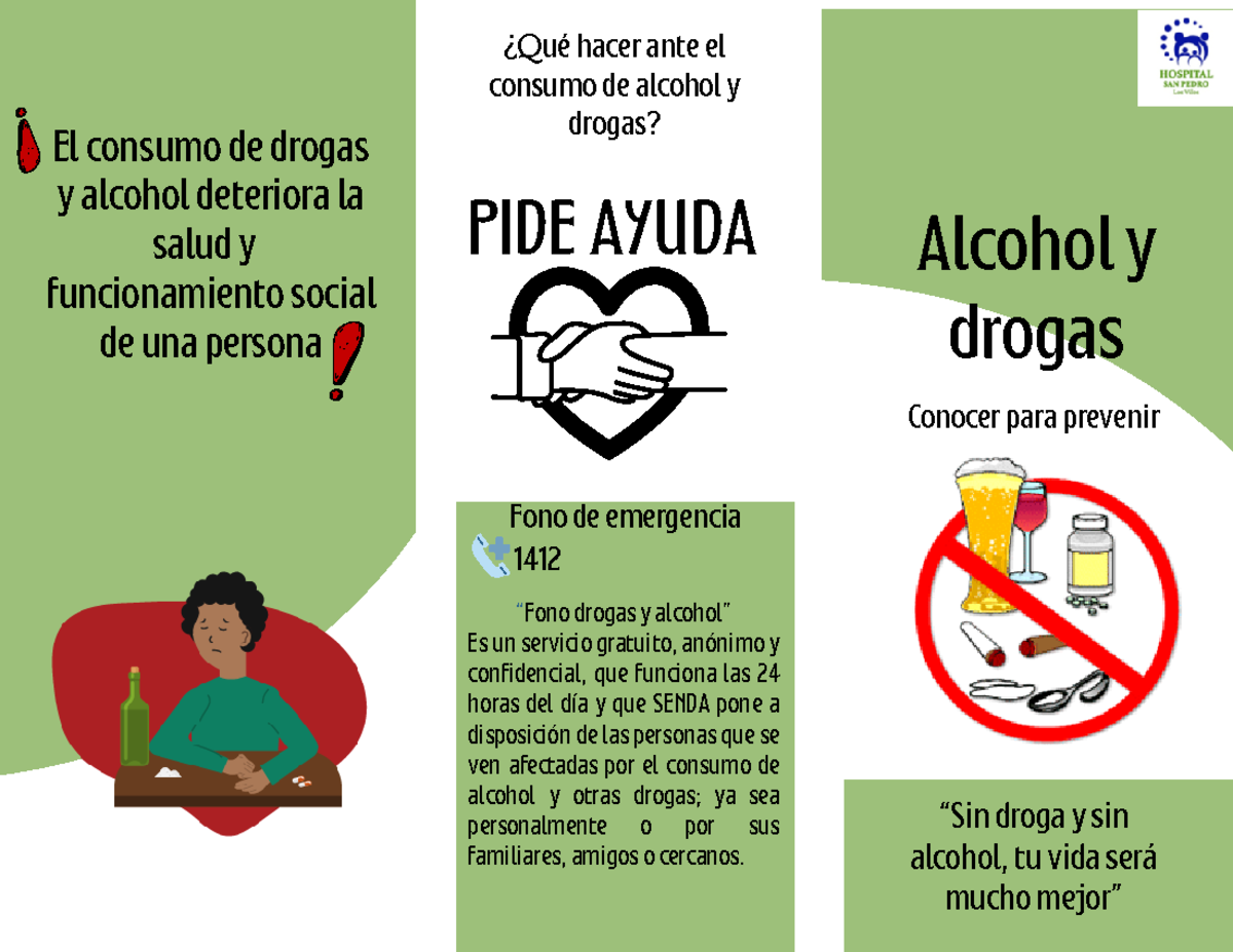 Hojas De Trabajo Sobre Drogas Y Alcohol