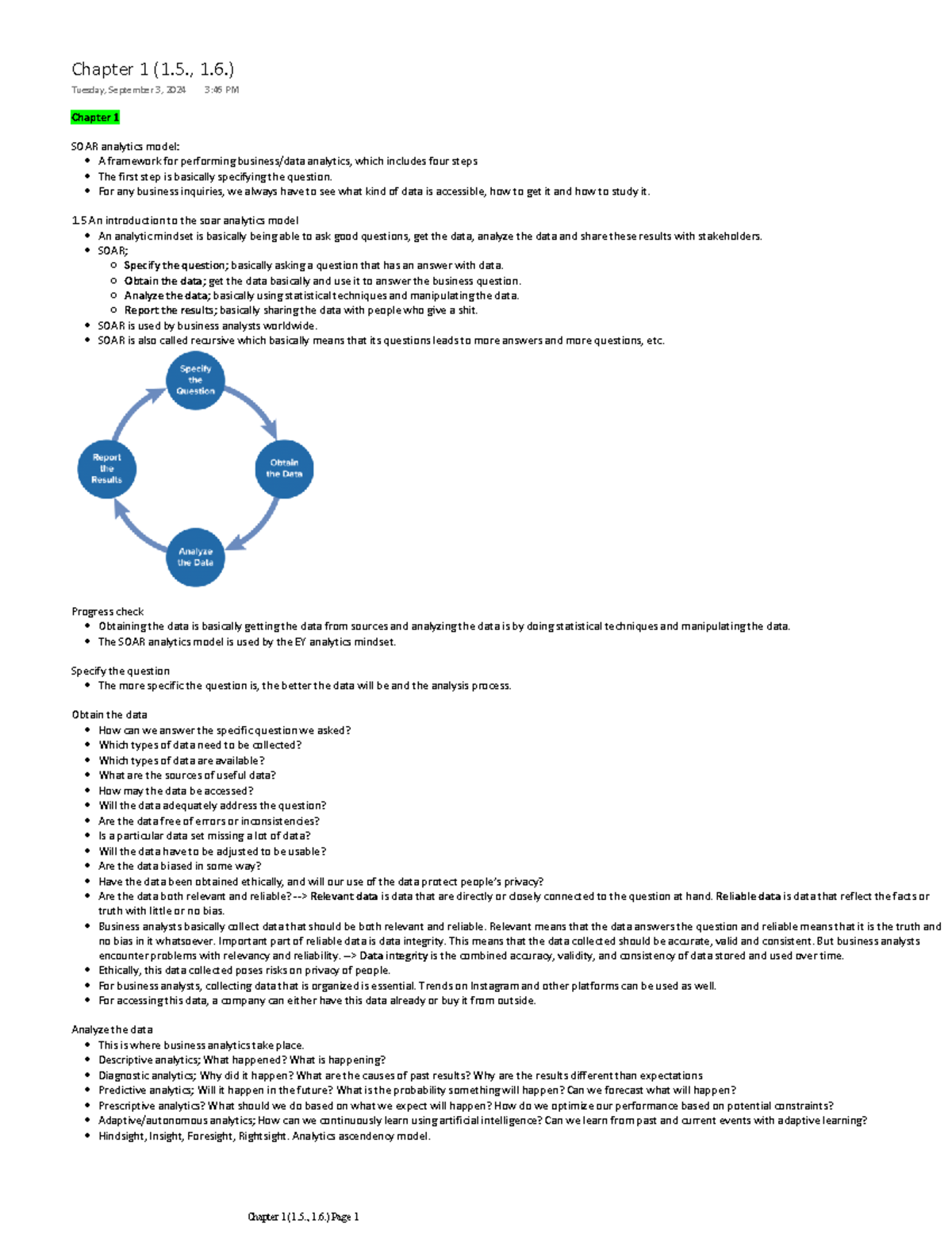 Chapter 1: SOAR Analytics Model Overview and Data Preparation ...