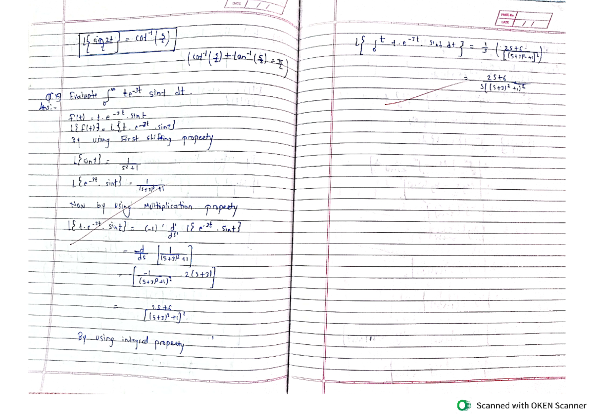M3 1st Assignment - M3 Question bank with Solution pdf - DATE PAGE A DATE ( ten (q) 16 E 4 st ...