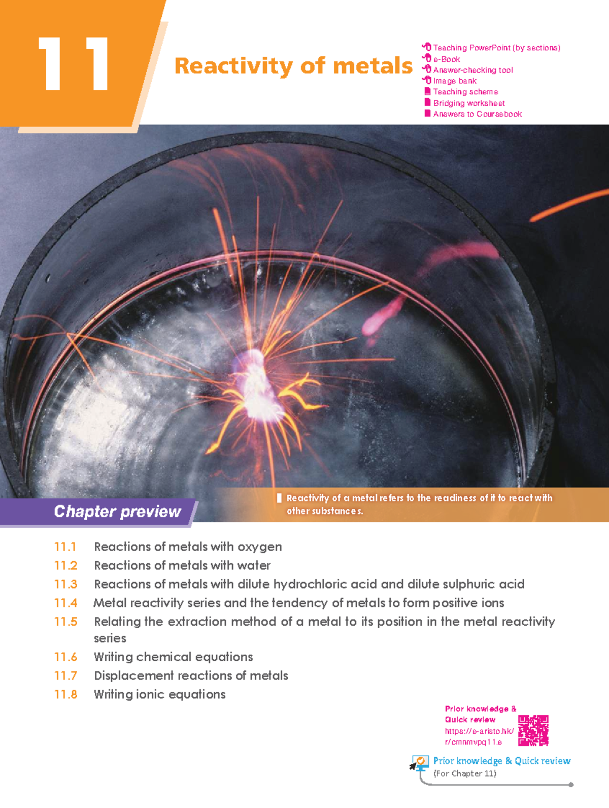Reactivity of Metals: Chapter 11 Overview and Key Concepts - Studocu