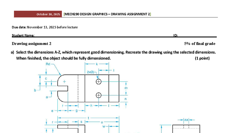 DESIGN GRAPHICS DRAWING ASSIGNMENT (DGD 2025) - Studocu