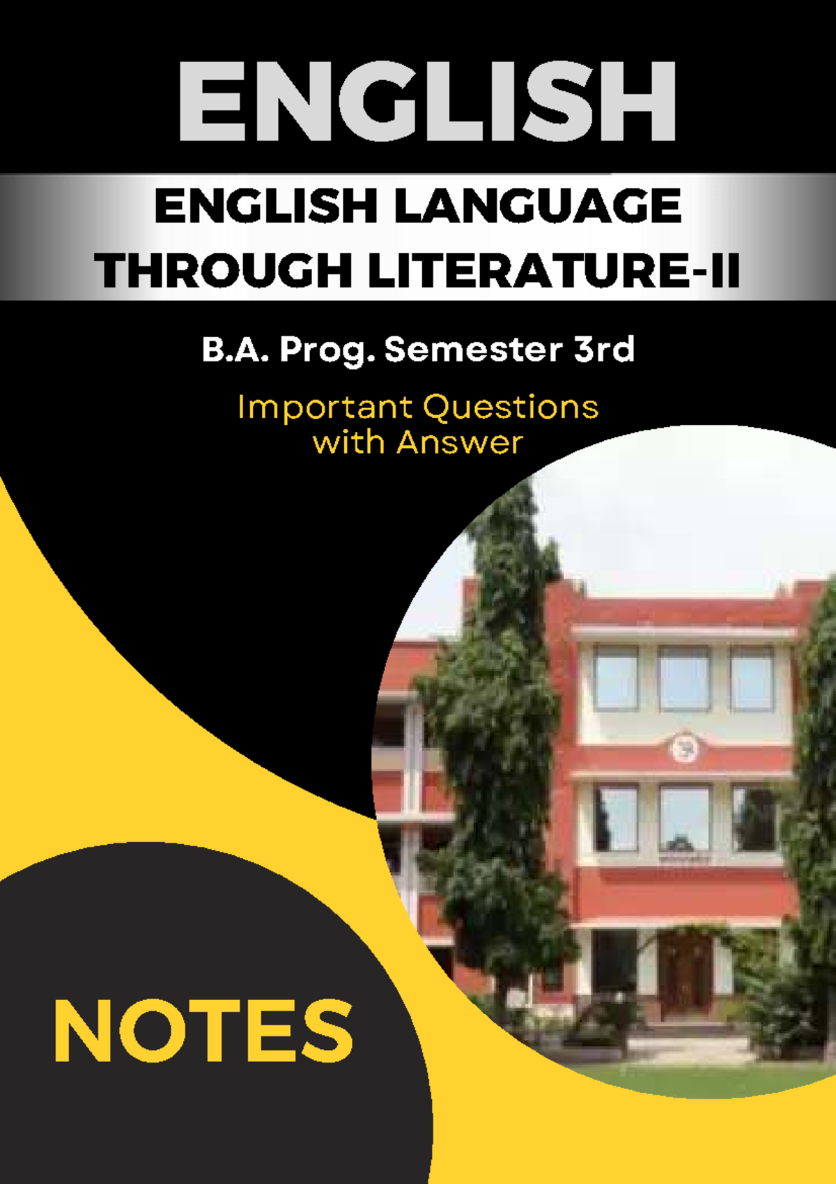 ENGLISH LANGUAGE THROUGH B.A. Prog. Sem 3 Important Q&A Notes - Studocu