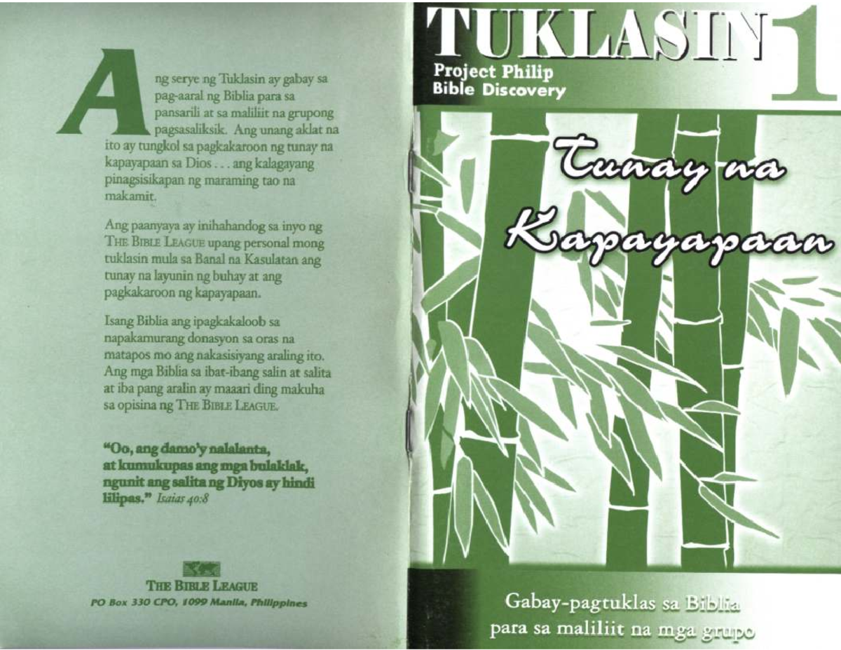 Tuklasin 1: Lesson 1-5 Overview and Information - Studocu