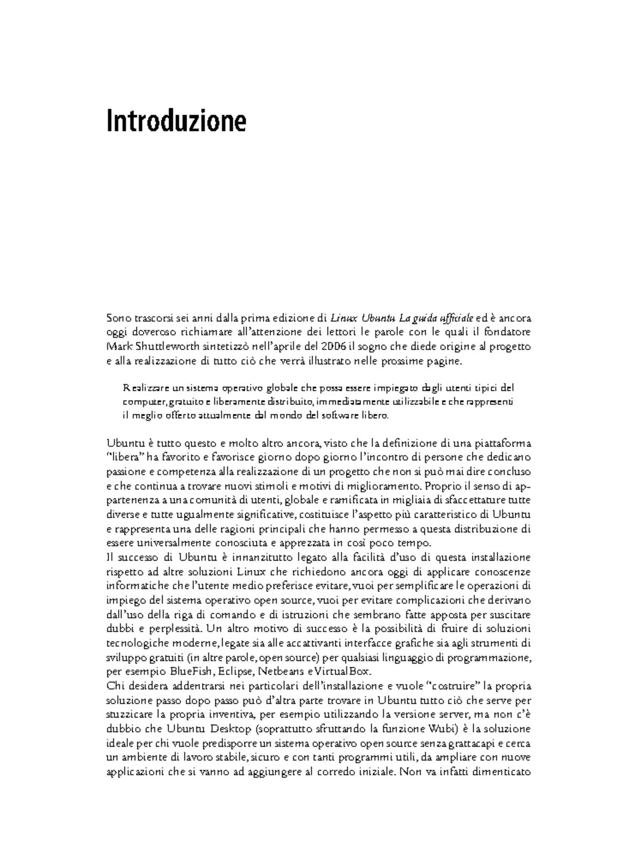 Introduzione a Ubuntu: Guida Ufficiale e Installazione (3153) - Studocu